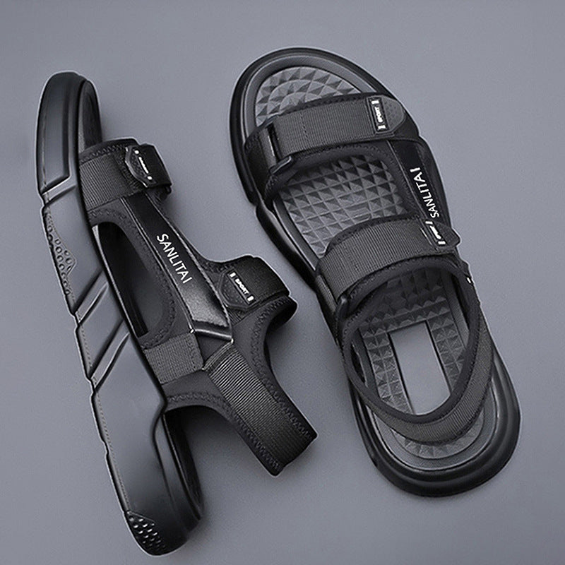 Men's Oversized Summer Widened Outdoor Two-way Wear Sandals – LakeKey